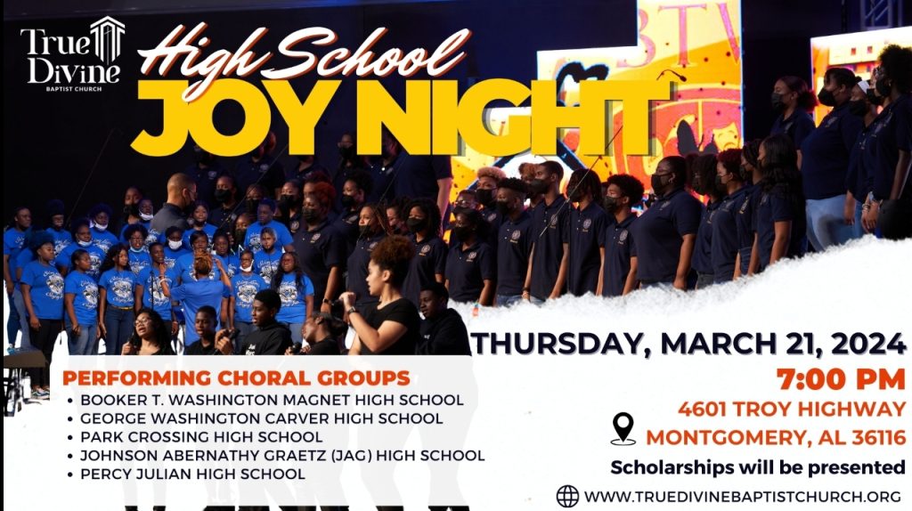 True Divine Presents High School Joy Night 2024 - True Divine Baptist ...